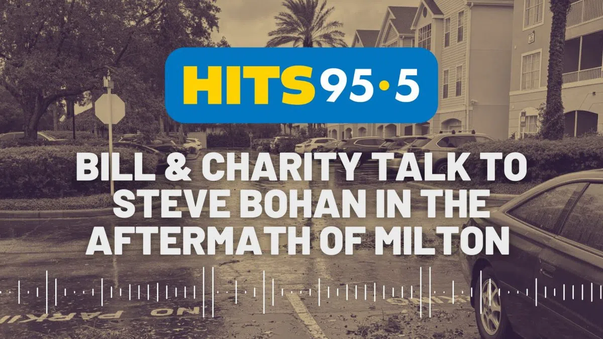 Bill & Charity talk to Steve Bohan in the aftermath of Milton | Hits 95.5
