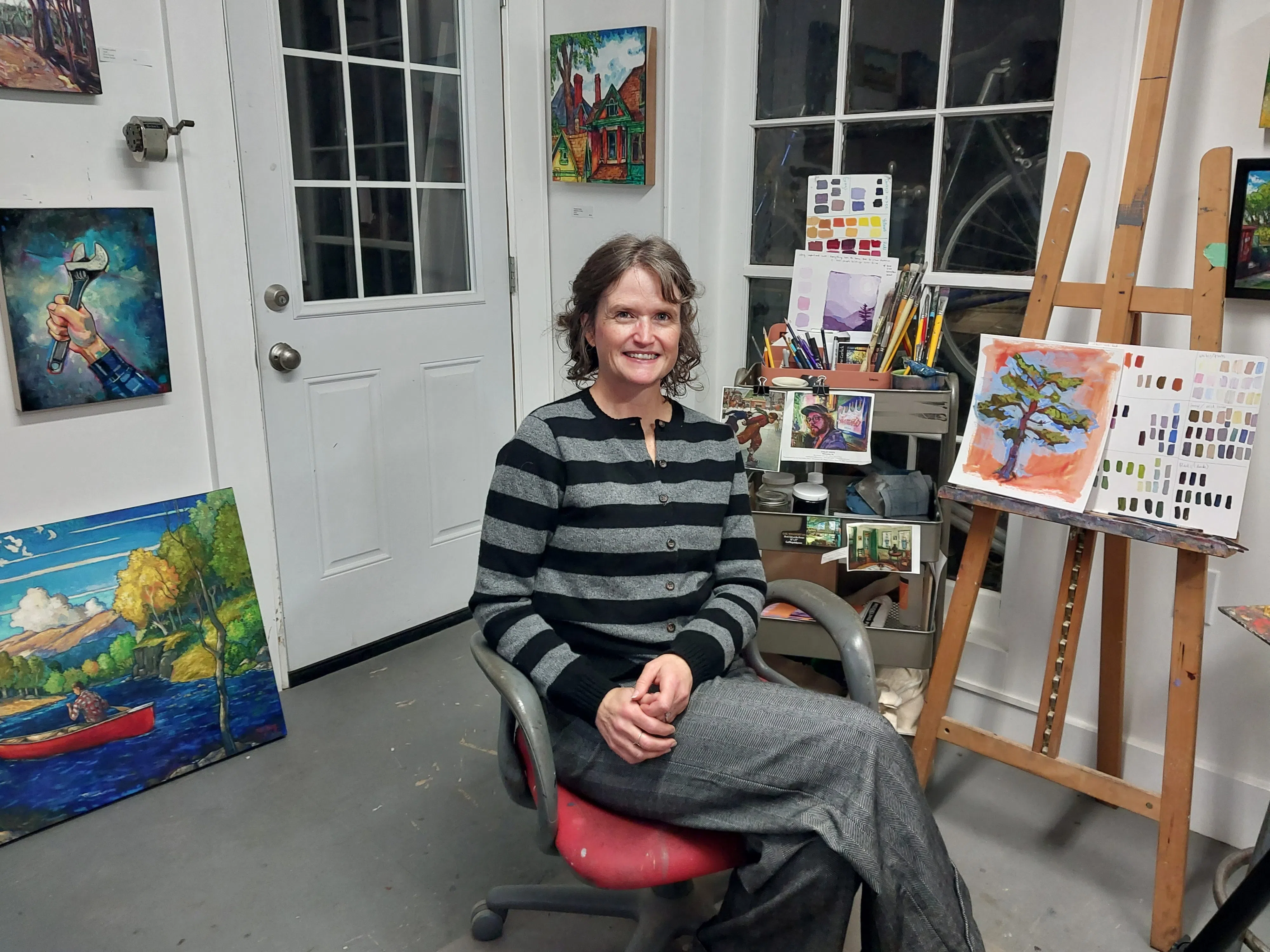 Corinne Garlick and Peter Karas’ Open Studio Art Show: Living as visual artists | 106.9 The X
