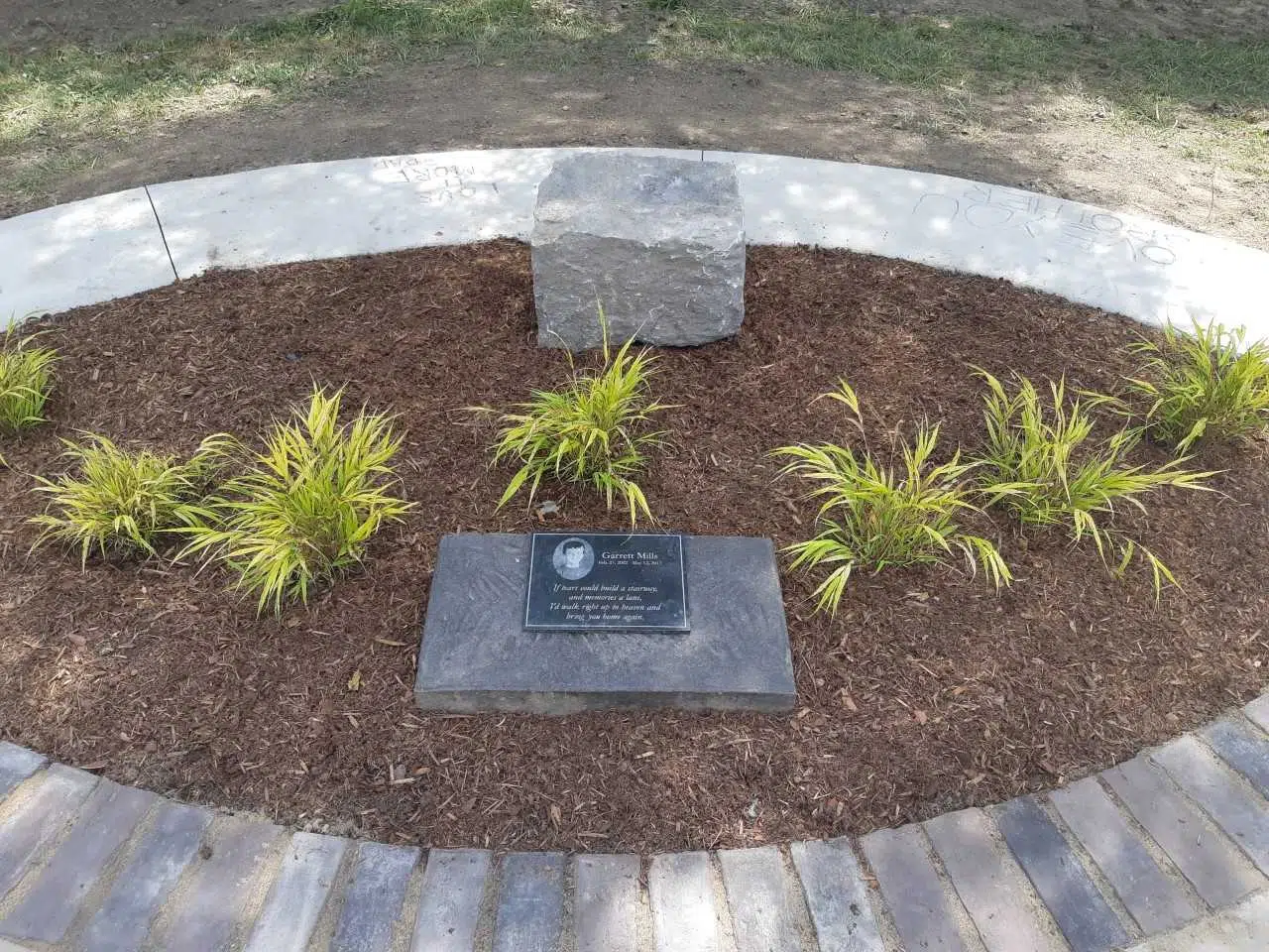 Garrett Mills Memorial Installed at King Street Park | Napanee Today