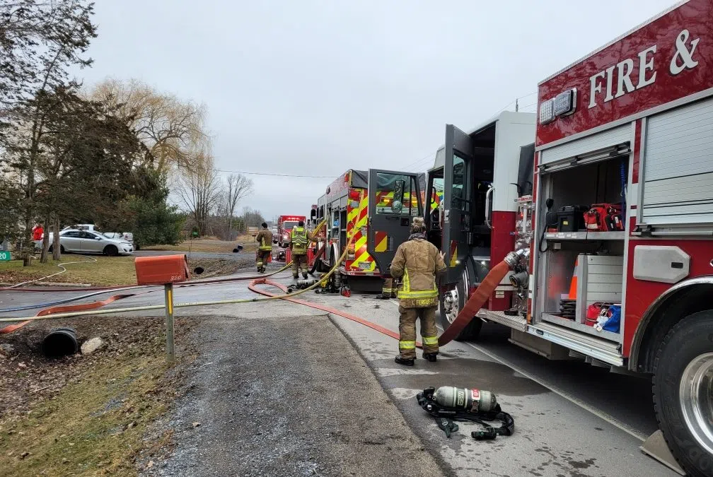 UPDATE: CR-4 reopened after structure fire | Napanee Today
