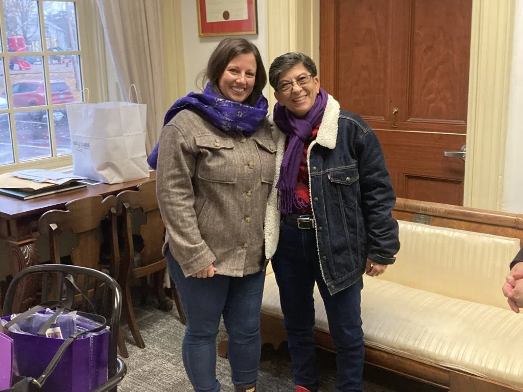 COMMUNITY SPOTLIGHT: Raising the flag in Gan to honour Women Abuse ...