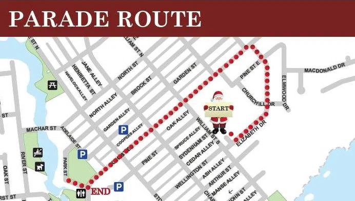 Santa Claus is coming to town! See tomorrow’s parade route now ...