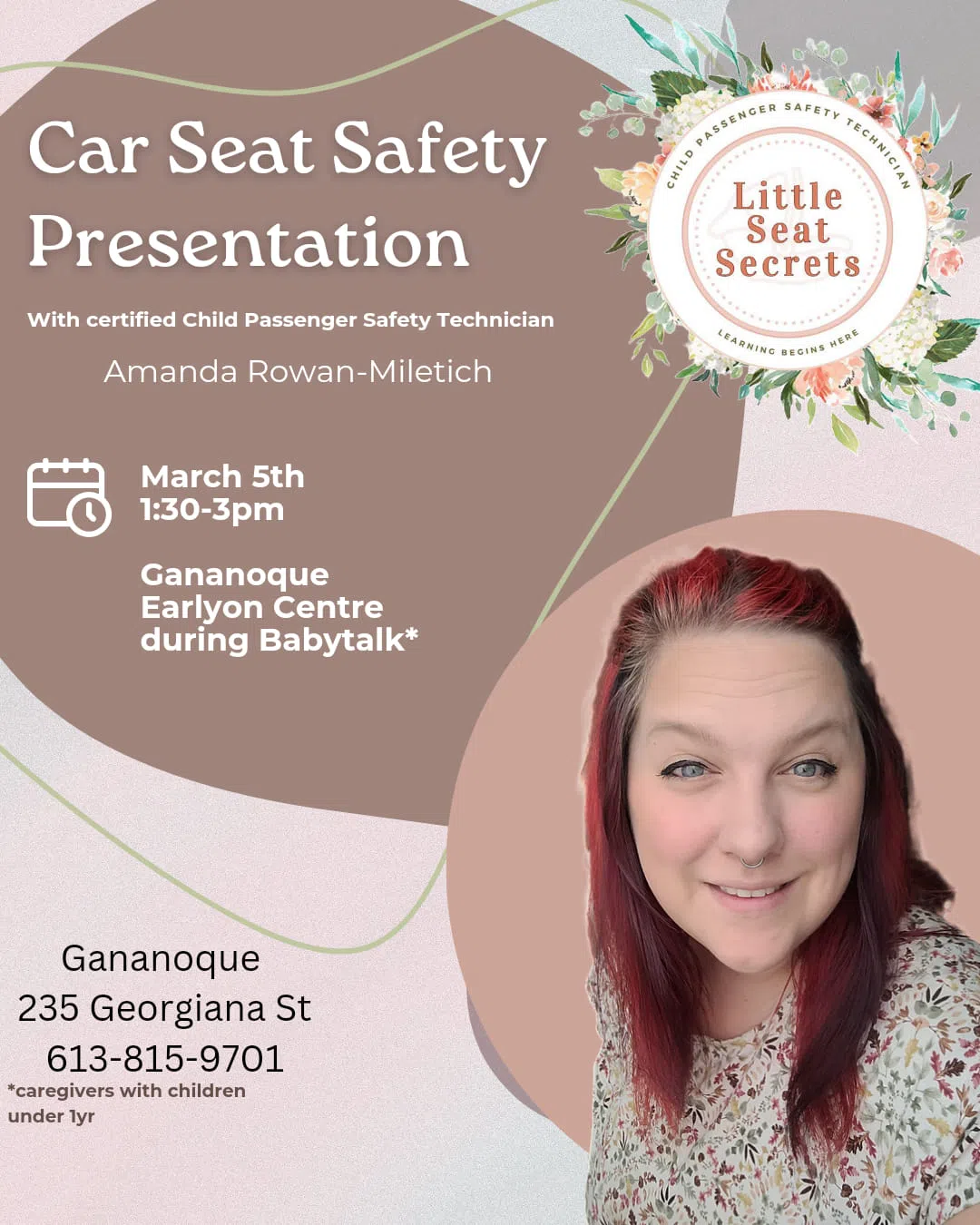 COMMUNITY SPOTLIGHT: Child Passenger Safety Technician to hold Car Seat ...