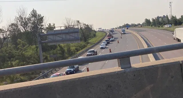 BREAKING NEWS: Collision closes Highway 401 westbound near Odessa | GananoqueNow.ca