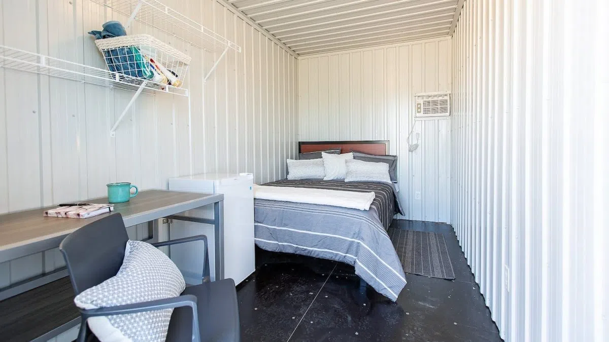 Outreach Workers Share Details Of Wolfe Street Modular Bridge Housing ...