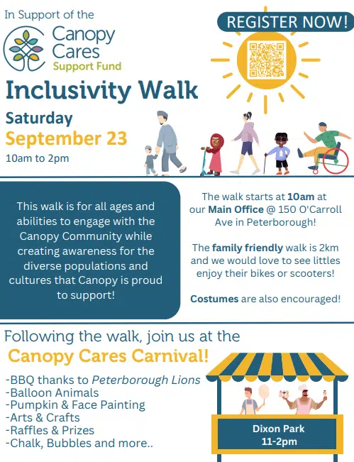 Canopy Support Services to Host Walk and Carnival Event | PTBO Today
