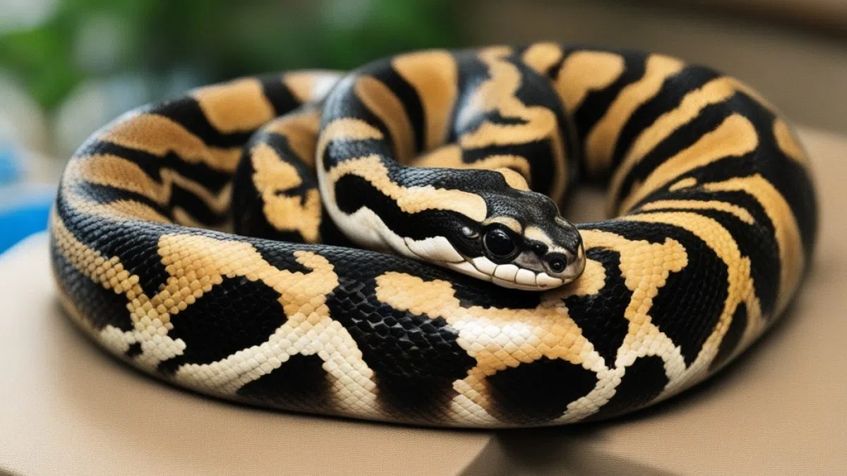 Missing ball python last seen swimming toward train bridge beside Trans ...