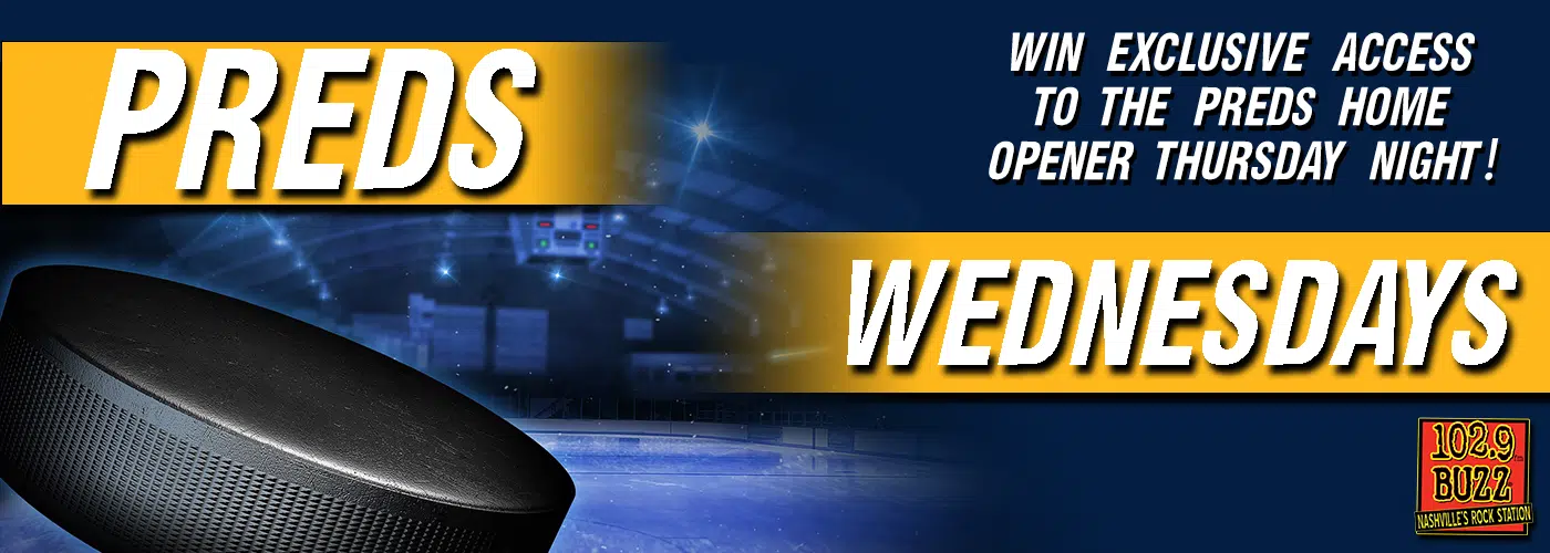 Preds Wednesdays | 102.9 The Buzz