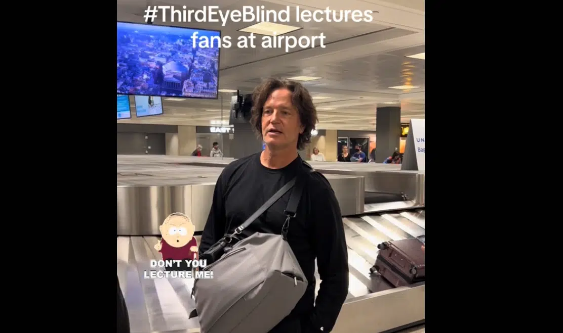 Third Eye Blind Singer Says “Name A Song” Before He Signs an Autograph ...