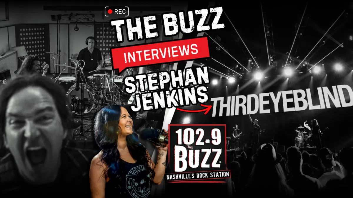 Stephan Jenkins of Third Eye Blind Calls The Buzz Studios | 102.9 The Buzz