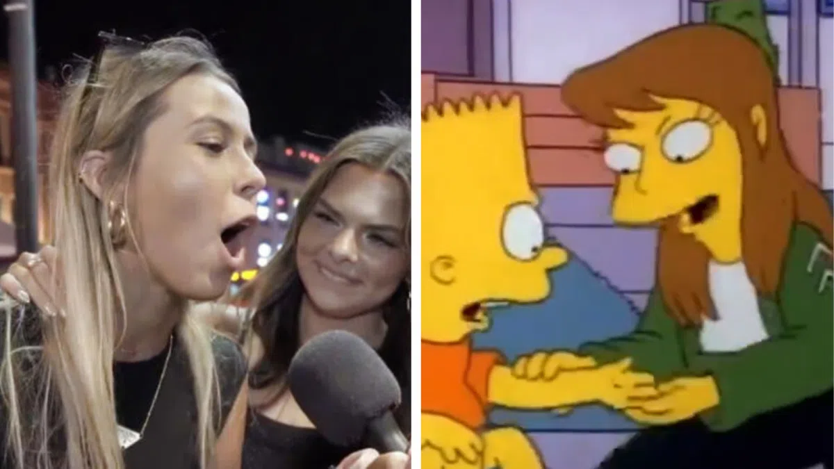Did The Simpsons Predict the ‘Hawk Tuah’ Girl? | 102.9 The Buzz
