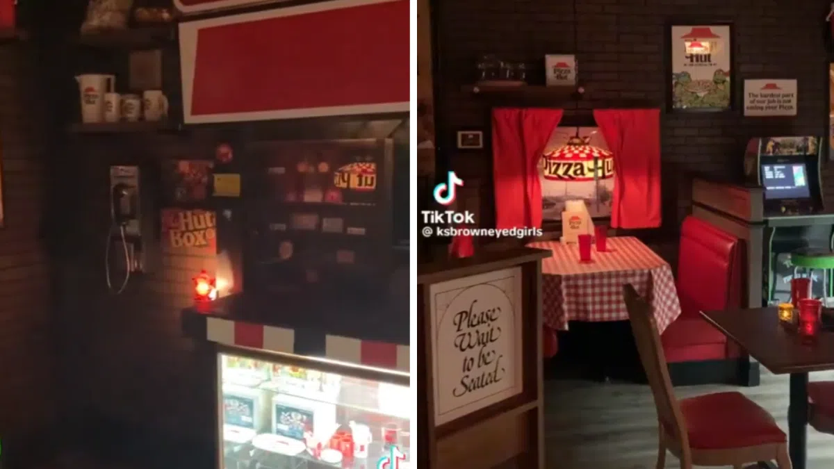 Couple Turns Their Garage into an 80s Style Pizza Hut | 102.9 The Buzz