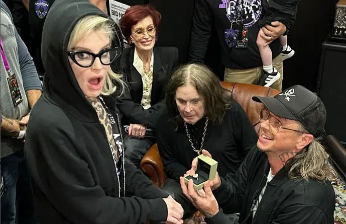 Kelly Osbourne Gets Engaged The Night of Ozzy’s Farewell Show | 102.9 ...