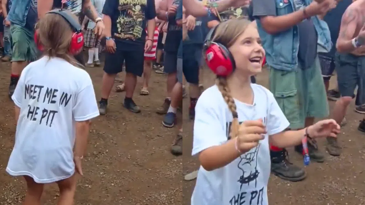 Little Girl is Having the Time of Her Life in the Mosh Pit [VIDEO ...