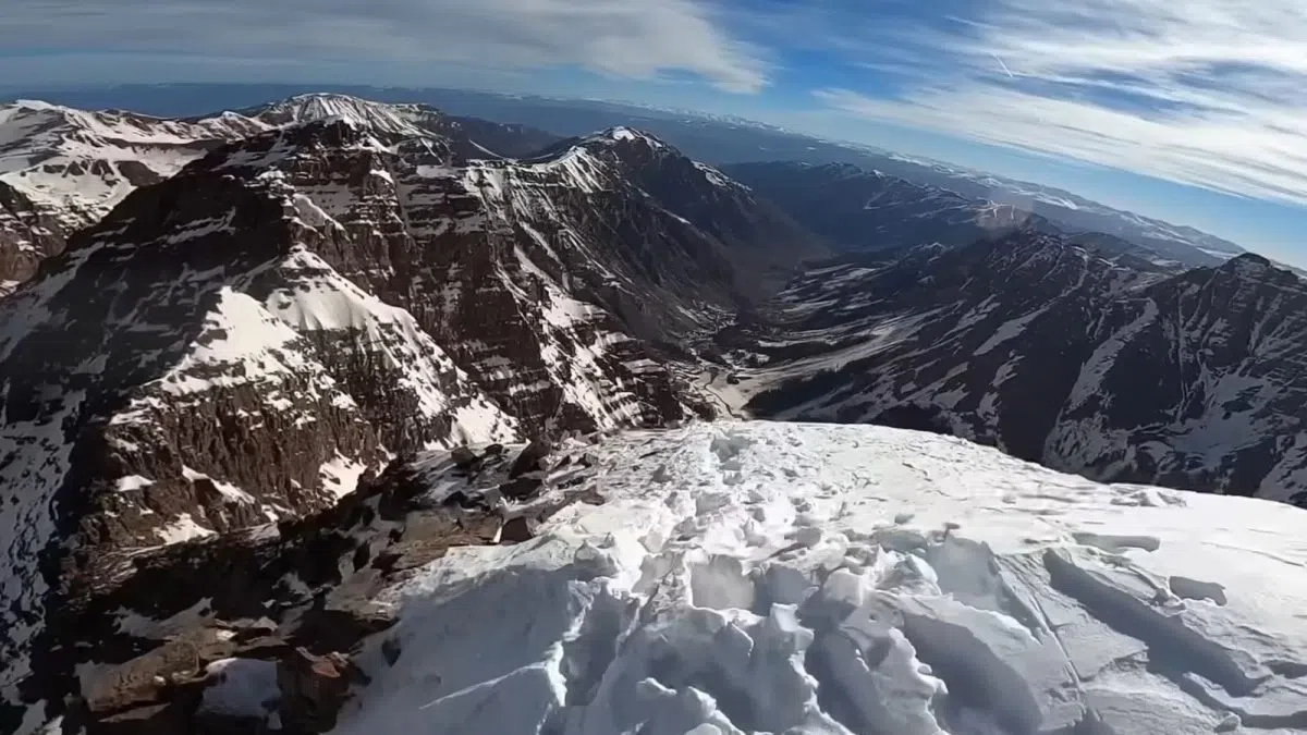 Watch This Guy Lose His Skis and Survive Falling 1,000 Feet Down a ...