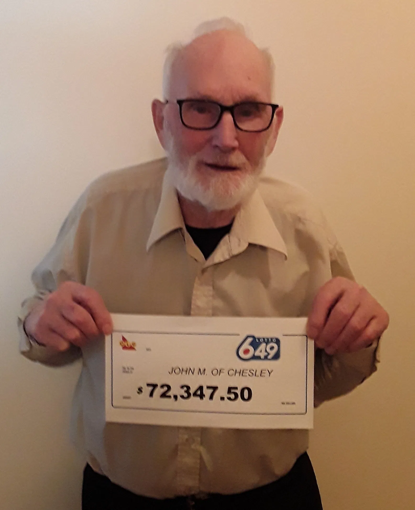 Chesley man wins on Lotto 6/49 | Lanarkleedstoday.ca