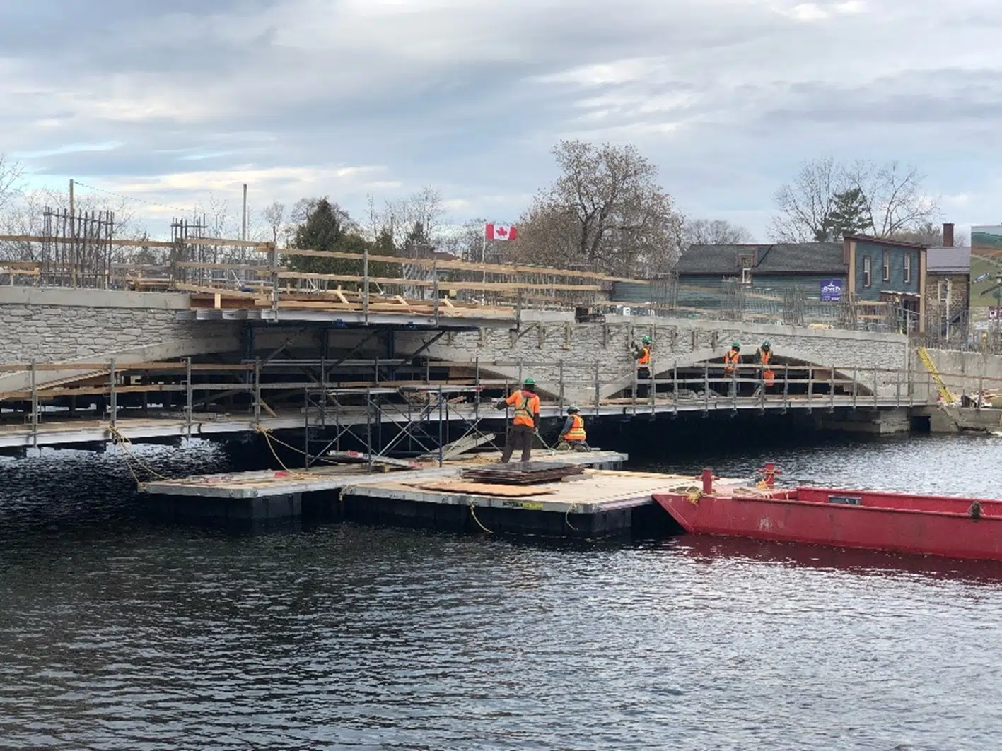 Getting there: Construction continues on Central Bridge/Bridge St ...
