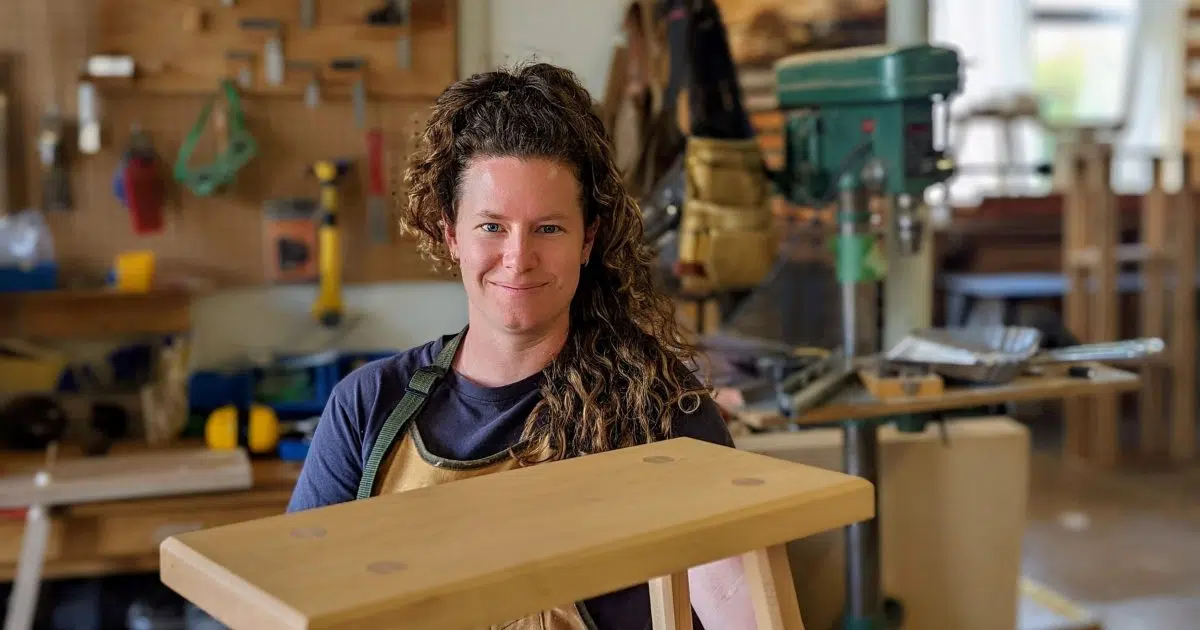 In Focus – Local carpenter, Amy Webster | Lanarkleedstoday.ca