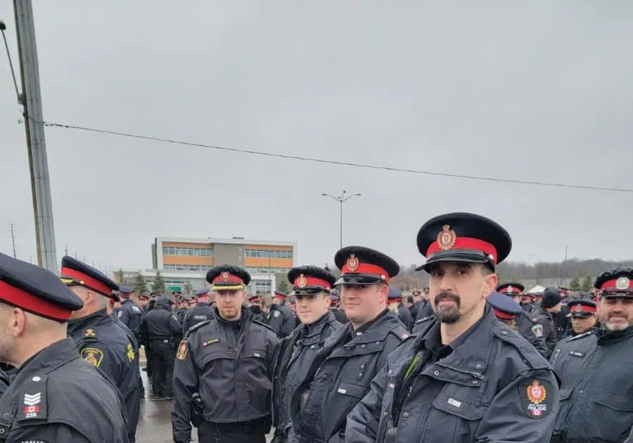 Local Police Services Attend Funeral for Fallen OPP Officer | 94.1 St ...