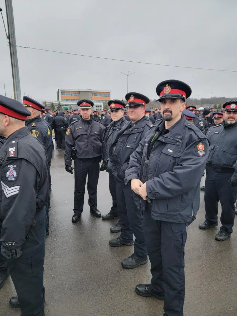 Local Police Services Attend Funeral for Fallen OPP Officer | 94.1 St ...