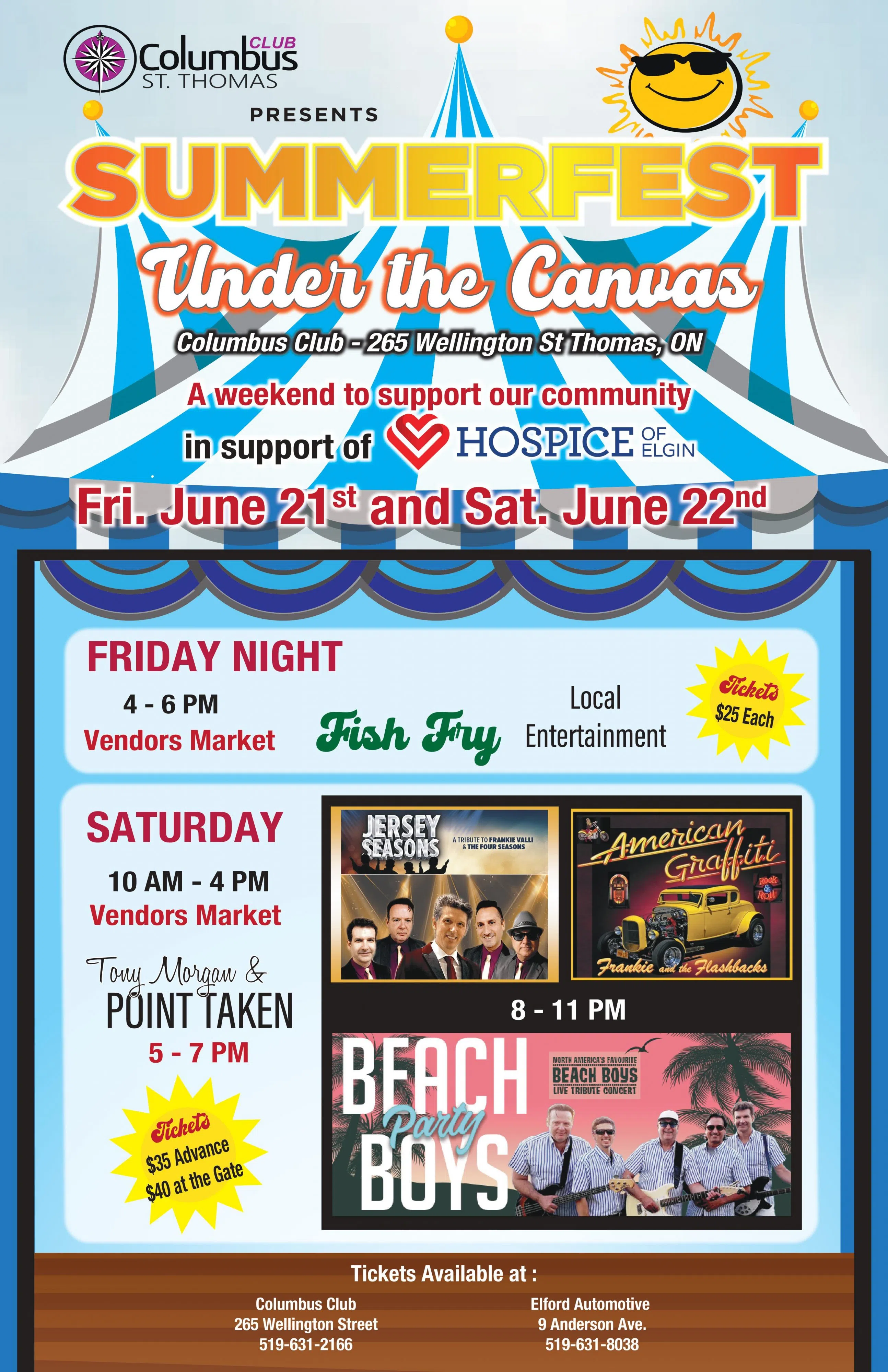 Community Spotlight: 15th annual Summerfest is back “Under the Canvas ...
