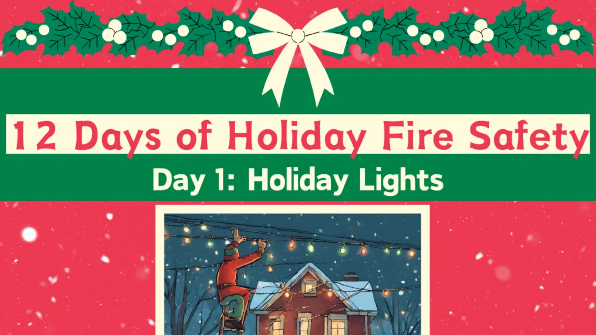 Day #1 of the 12 Days of Holiday Fire & CO Safety Tips | 94.1 St ...
