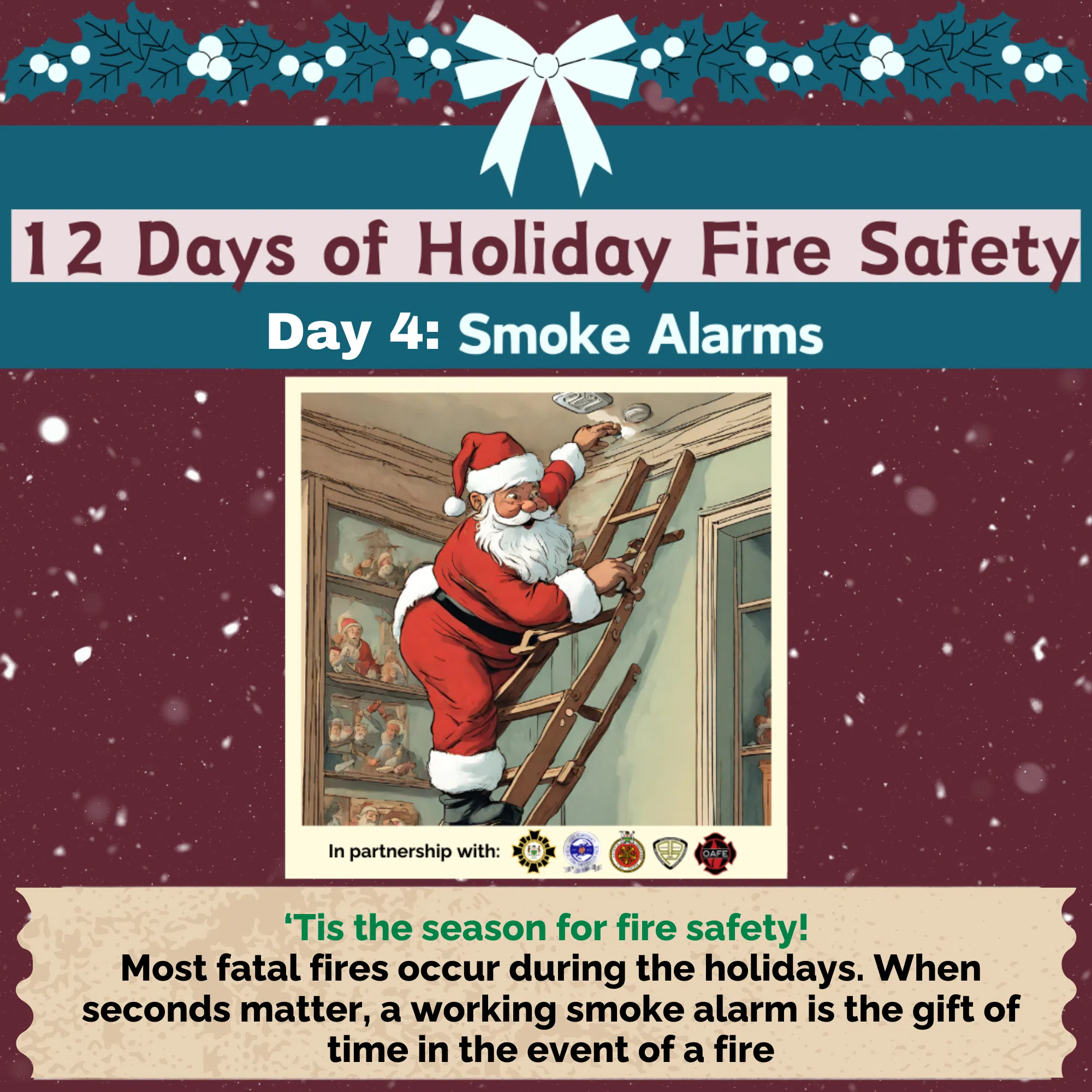 Day #4 of the 12 Days of Holiday Fire & CO Safety Tips | 94.1 St ...