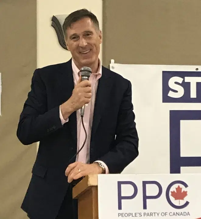 People’s Party of Canada Leader Maxime Bernier Visits Strathroy | 105.7 ...