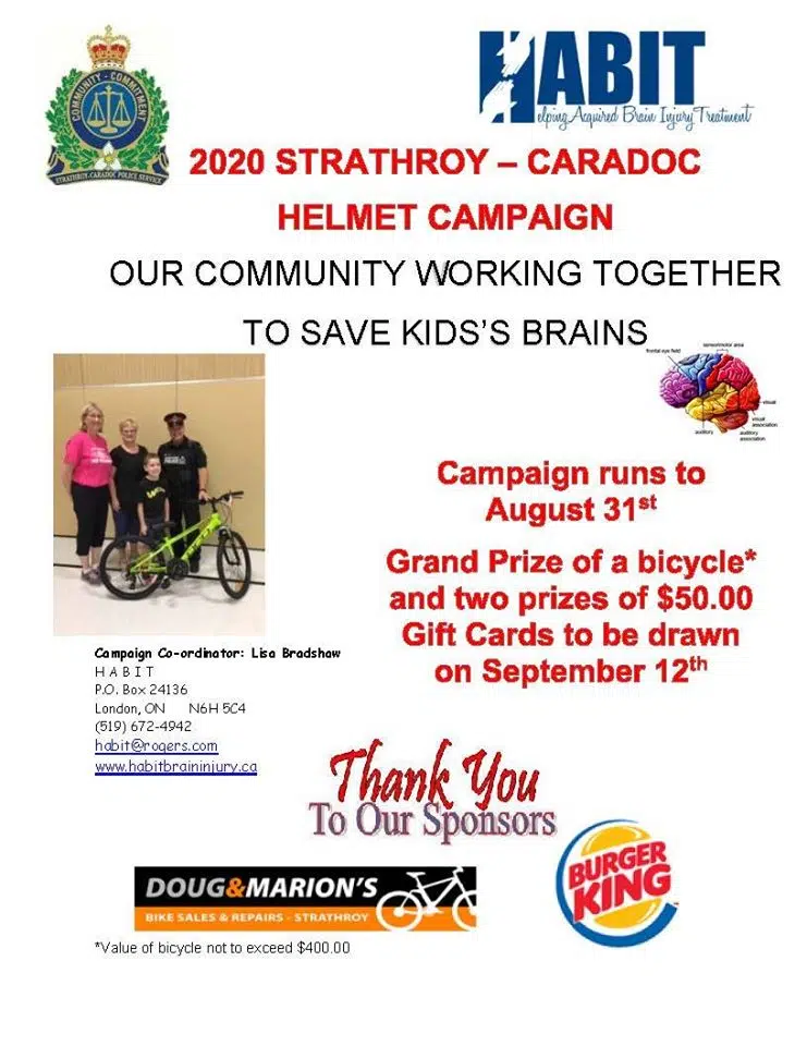 Police Helmet Campaign for Summer Safety on Now | 105.7 Strathroy Today