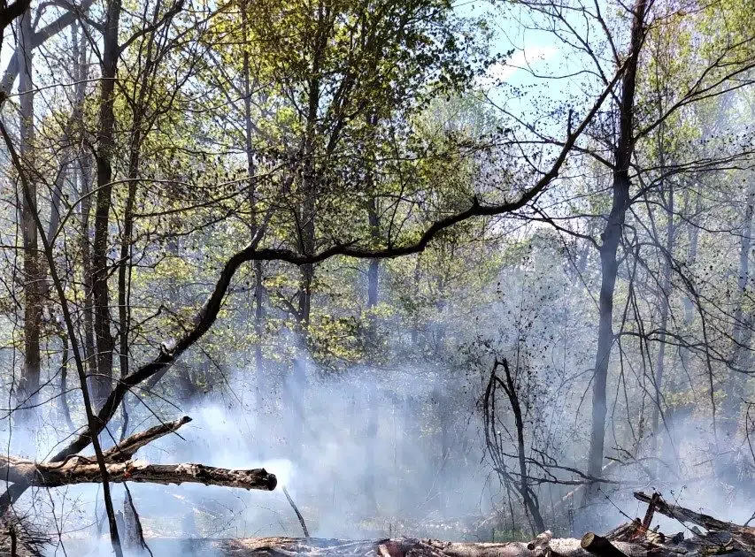 Fire Crews Battle Field Fire | 105.7 Strathroy Today