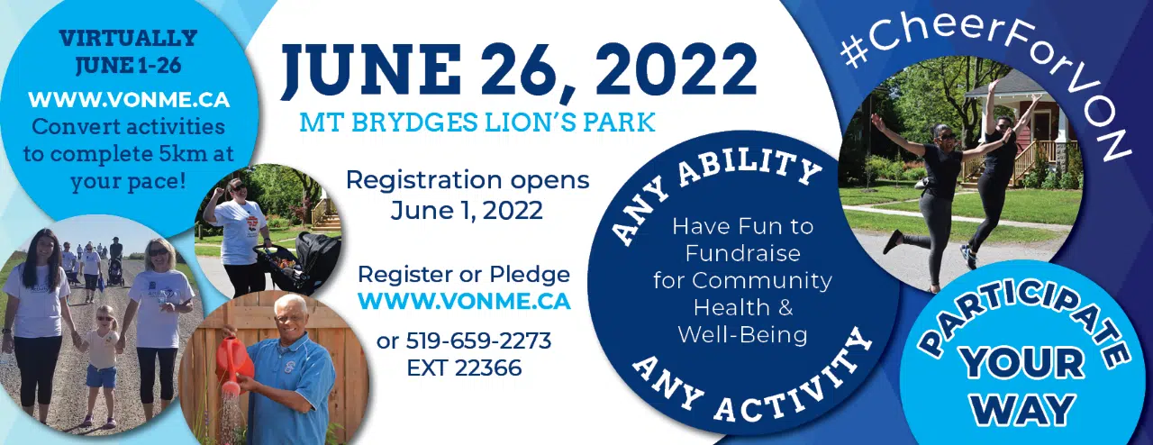 COMMUNITY SPOTLIGHT – VON Activity Challenge Starts Virtually Wednesday ...