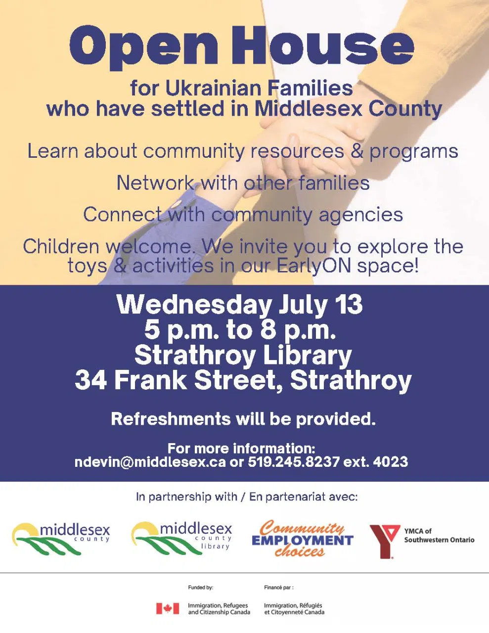 Strathroy Library Hosting Local Ukrainian Families Who Have Settled in ...