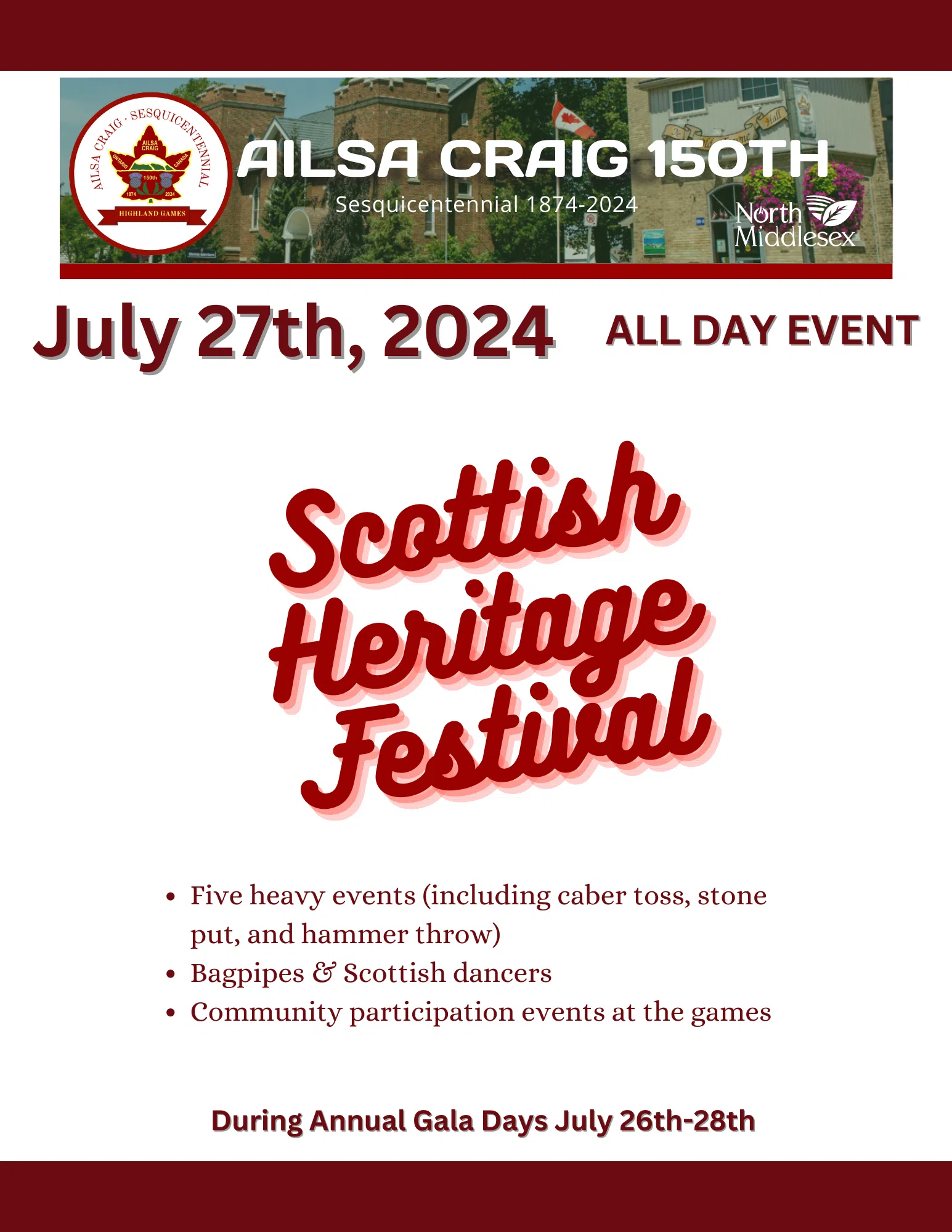 Ailsa Craig 150th Celebration | 105.7 Strathroy Today