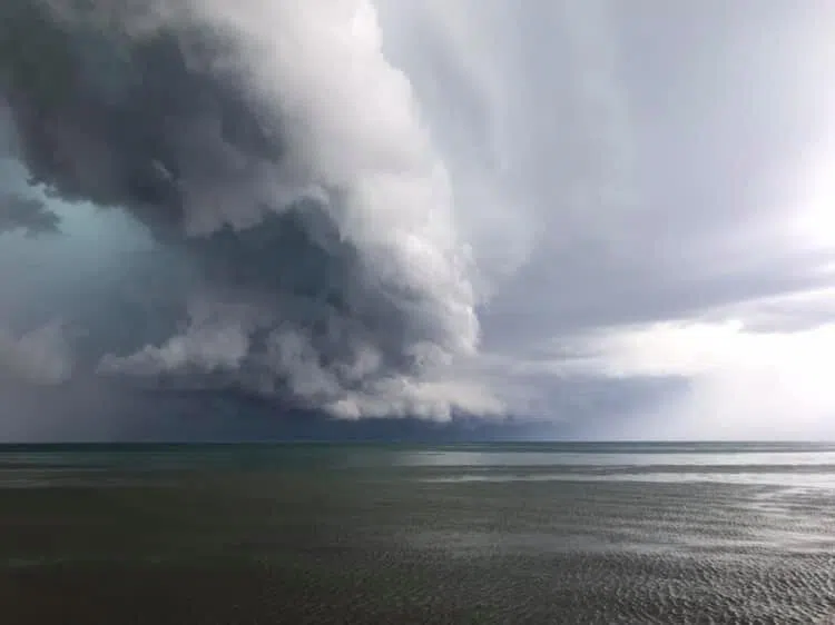 Thunderstorms bring heavy rain and flooding risks to Exeter and ...