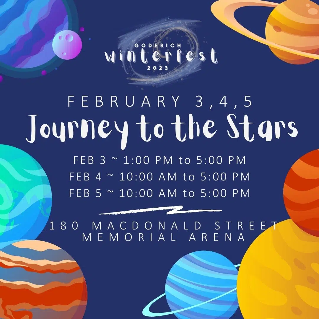 Goderich Winterfest to feature an interactive exhibit called Journey to the Stars | 90.5 Exeter ...