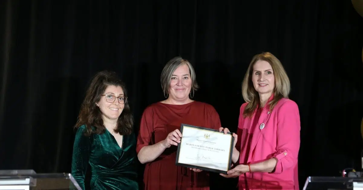 Huron County Library wins Ministers award | 90.5 Exeter Today
