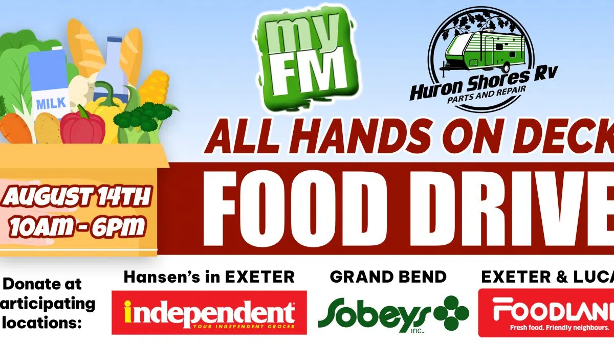 90.5 myFM All Hands on Deck Food Drive returns August 14th! | 90.5 ...