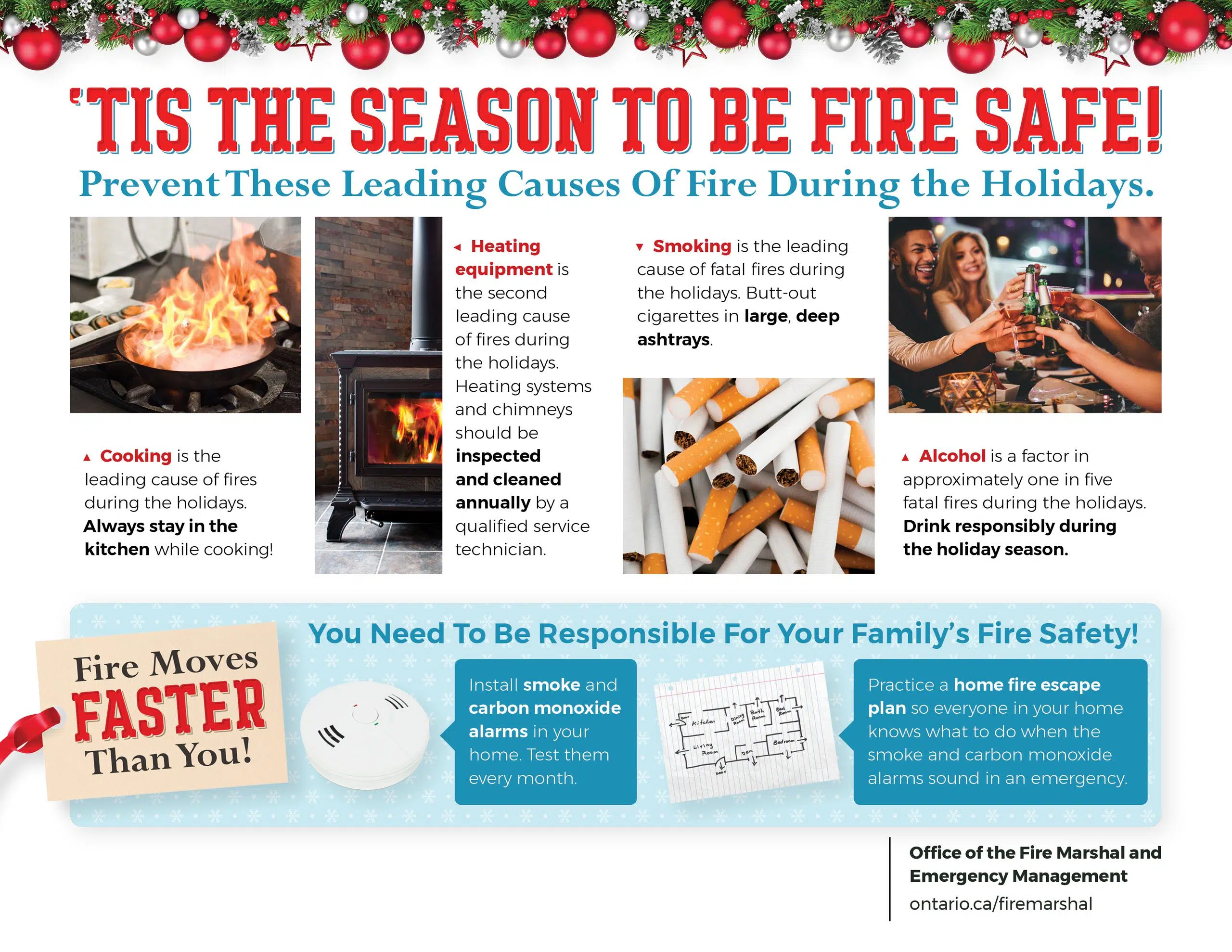 Holiday Fire Safety Tips From the Ontario Fire Marshal | FM101 ... Holiday Fire Safety Tips From the Ontario Fire Marshal | FM101 ...