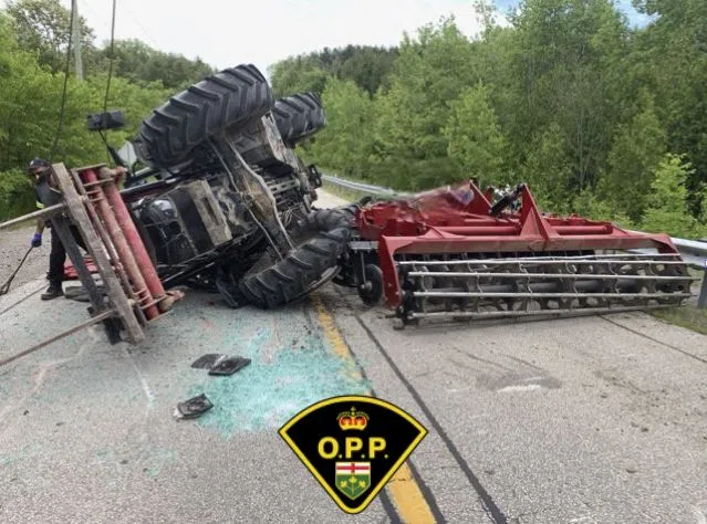 Tractor Roll Over In Caledon | FM101 Orangeville Today