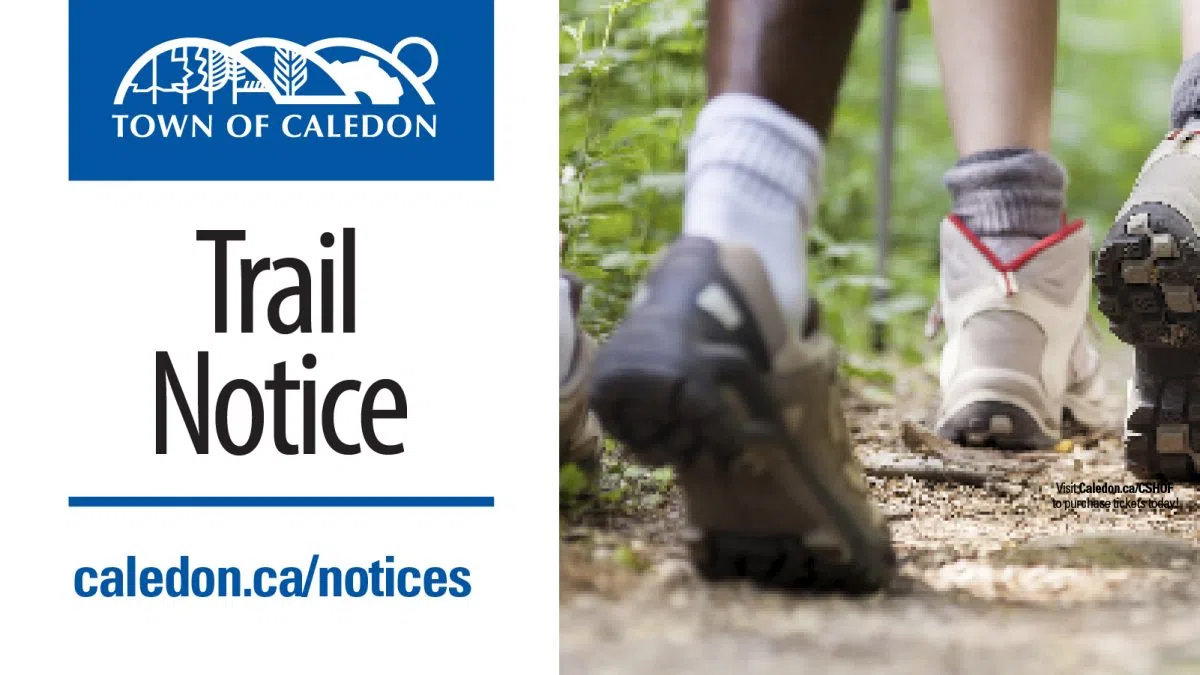 Caledon Trailway Closing Next Week | FM92 South Simcoe Today