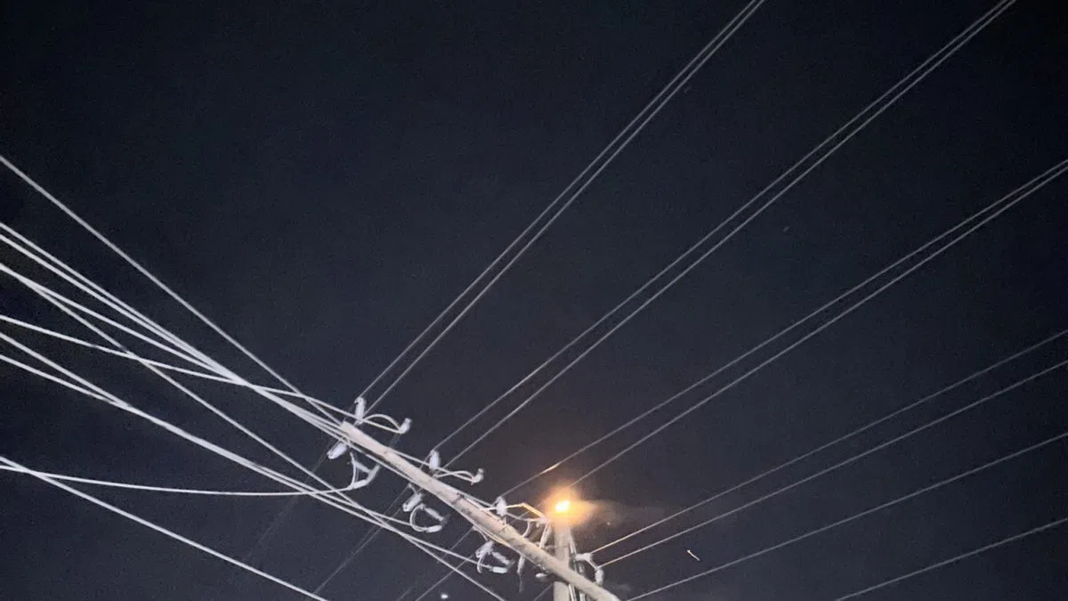 Power outage west of Orangeville due to pole fire | FM92 South Simcoe Today