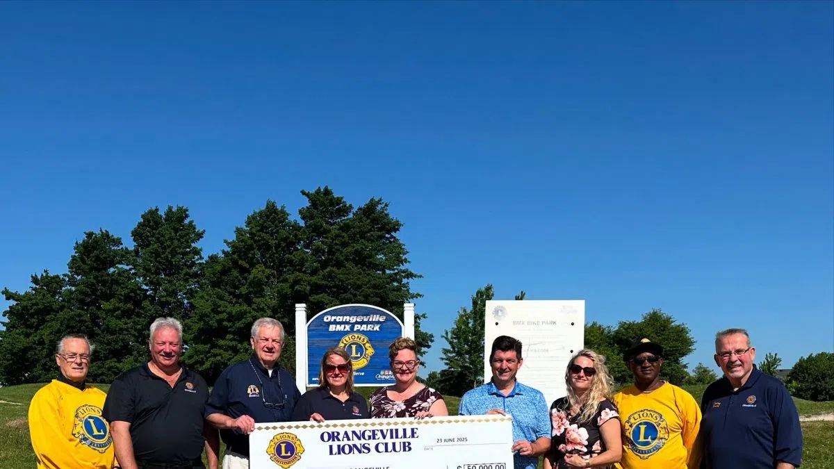 Orangeville Lions Club Donate $100,00 To Local BMX Park Upgrades | FM92 ...