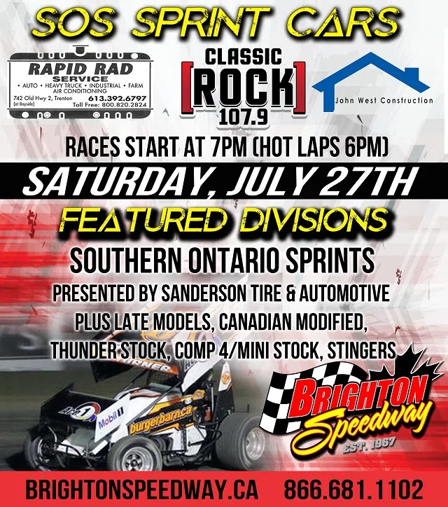 Classic Rock 107.9 Night at Brighton Speedway | Brighton Today.ca