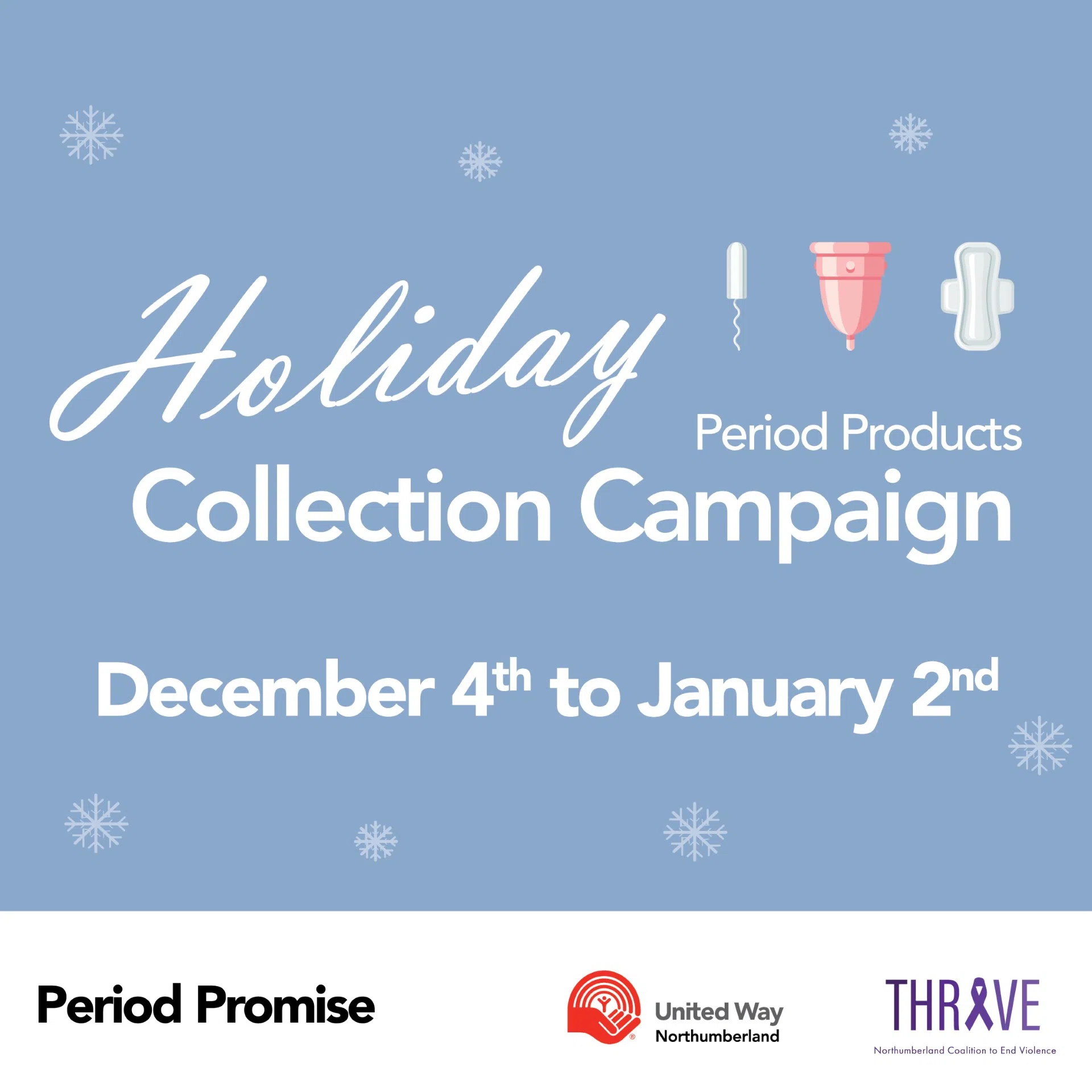 COMMUNITY SPOTLIGHT: Join the Period Promise with Northumberland’s 4th ...