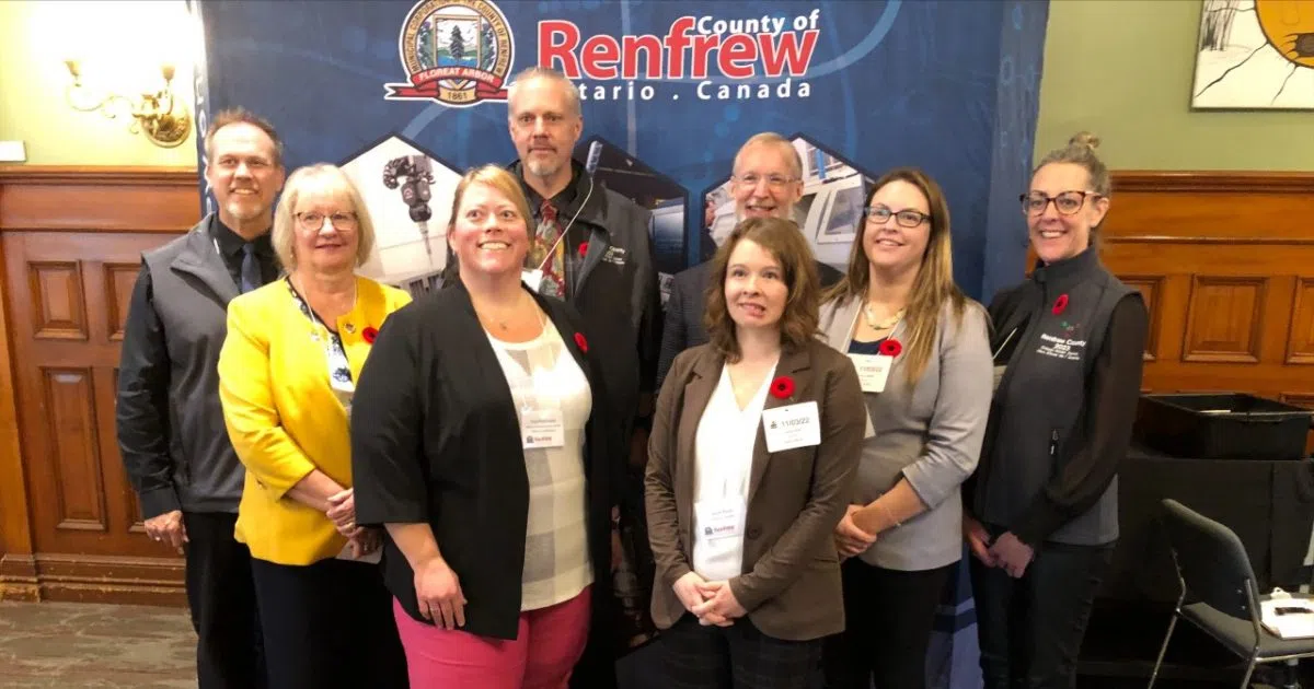 Renfrew County businesses and representatives at Queen’s Parks in ...