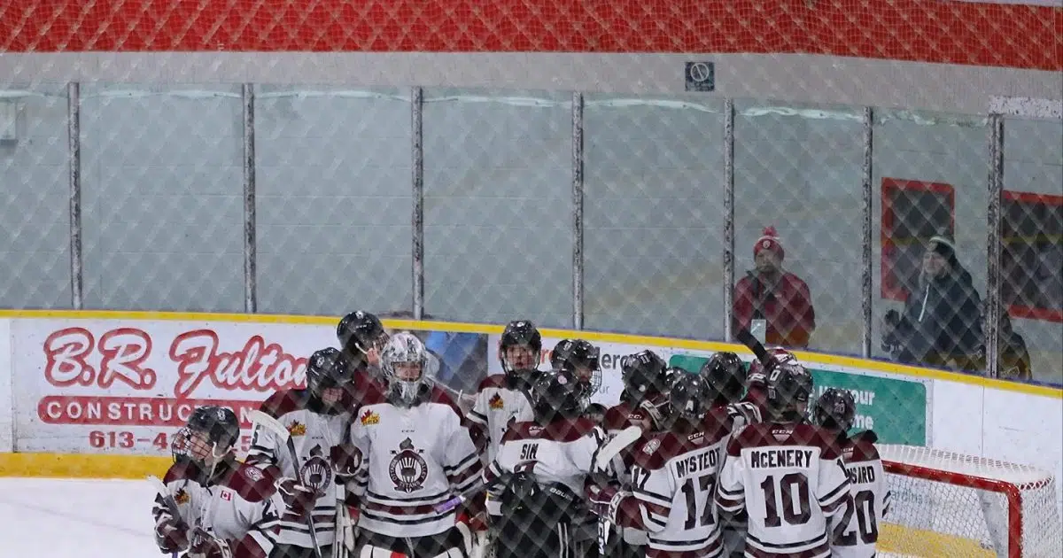 Ottawa Valley Titans playing for gold at the Ontario Winter Games ...