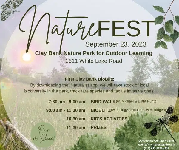 COMMUNITY SPOTLIGHT: Clay Bank Park expanding Saturday’s Nature fest ...