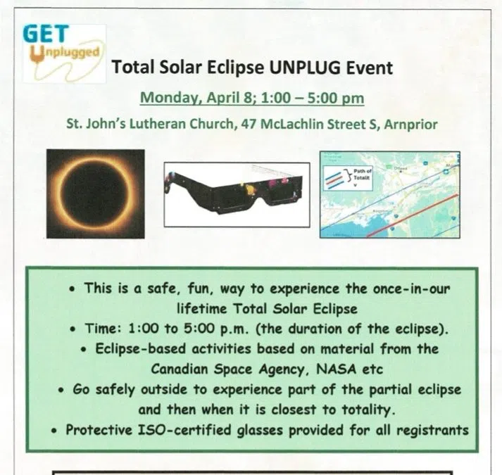 COMMUNITY SPOTLIGHT: Arnprior church group to host unique solar eclipse ...