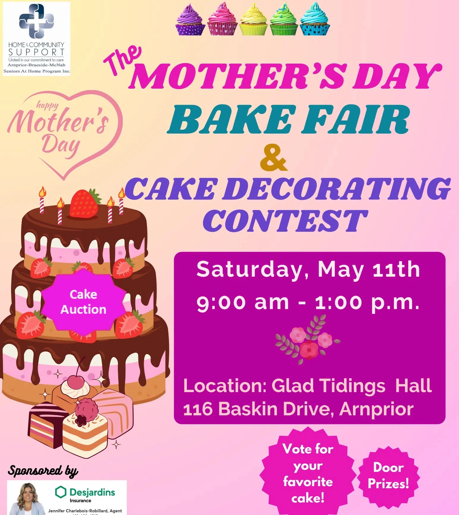 COMMUNITY SPOTLIGHT: Mother’s Day Bake Fair and Cake Decorating Contest ...