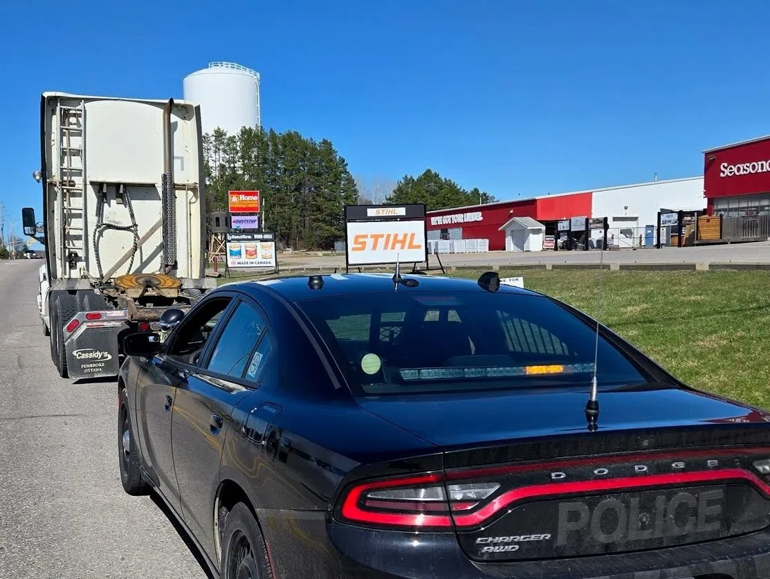 ‘Blew a warn range suspension’: Renfrew OPP charge truck driver ...